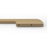 China M5 Screws Golden Aluminium Furniture Handles Custom Furniture Hardware 500mm for sale