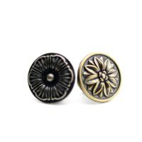 China 35mm Zinc Copper Knobs Aluminium Furniture Handles Retro Design With Screws for sale