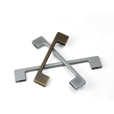 China 200mm Silver Cabinet Aluminium Drawer Handles Knobs For Furniture Bedroom for sale