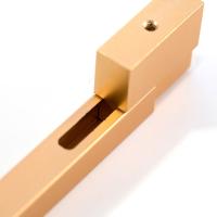 China 12 Inch Aluminum Golden Wardrobe Door Handles Hardware for bedroom for sale