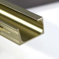 China Custom G Shaped Aluminium Kitchen Cabinet Handles Hardware Zinc Plating for sale