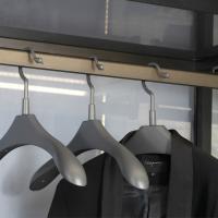 China 260*400mm Furniture Hardware Fittings Female Aluminum Wardrobe Hanger for sale
