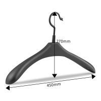 China 270*450mm Hotel Wide Shoulder Metal Clothes Hanger For Male for sale