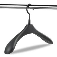 China 270*450mm Hotel Wide Shoulder Metal Clothes Hanger For Male for sale