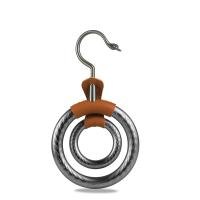 China Silver Color Furniture Hardware Fittings Metal Circle Scarf Display Hanger for sale