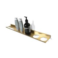 China 750mm Length Aluminum Wall Mounted L Floating Shelves For Bathroom for sale