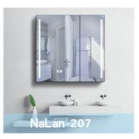 China New Style Bathroom Mirror 800mm Aluminum Alloy Frame for sale
