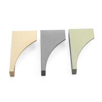 China 120mm Brass Aluminium Combination 3 Color Cabinet Door Handles for sale
