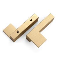 China Hardware Black Aluminum Cabinet Handles 60mm For Kitchen Door for sale