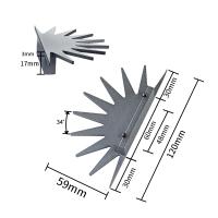 China OEM Sun Flower Black Cabinet Handles Customize 12cm For Furniture Door for sale