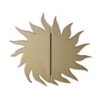 China Aluminum Pewter Cabinet Pulls Decorative Cairo Sun Shaped kitchen cupboard handles for sale