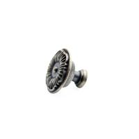 China Vintage Kitchen Cabinet Knobs Pulls, Flower Drawer Knobs, Dresser Knobs, Antique Brass Pull Handles, Rustic Bronzed Door for sale