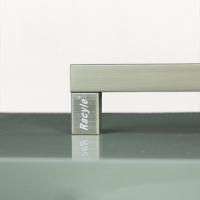 China Kitchen Square Cabinet Handles Cabinet Pulls Brushed Nickel Drawer Pulls Kitchen Cabinet Hardware for sale