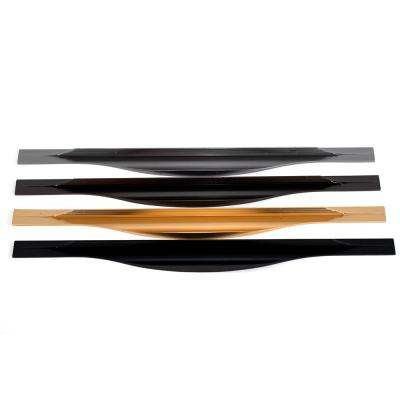 China J Shape Profile Metal Finger Pull 11.6/35.3 Inches Aluminum Cabinet Handle And Knobs for sale