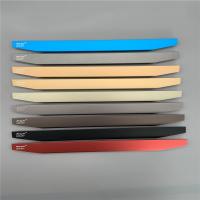 China Gold J Shape Aluminium Edge Pulls Modern Cabinet Finger Pulls Metal For Library for sale