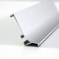 China Finger Edge Pull Concealed Handle for Home Kitchen Door Drawer Cabinet Silver Stain Nickel with Screws for sale