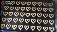 China Commercial Automatic Cookie Machine Palmier Sandwich Chocolate Butter Maker for sale