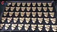 China Commercial Automatic Cookie Machine Palmier Sandwich Chocolate Butter Maker for sale