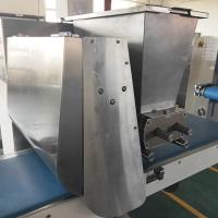 China Single Phase 220V Voltage Rotary Moulder Chocolate Chip Chunky Cookie Depositor Machine for sale