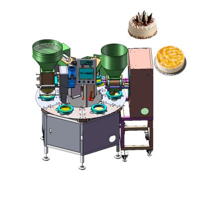 China 4KW Cheesecake Swiss Roll Production Line Precise Cake Making Equipment for sale