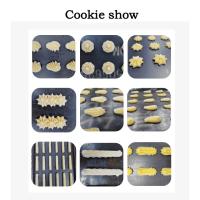 China 350 KG Capacity Wire Cut Cookie Depositor Cookies Cutting Machine for Cookie Production for sale