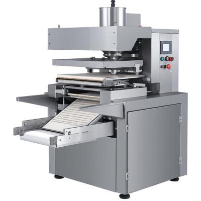 China Hard Automatic Biscuit Making Machine in Silver Cookie Machine for Large-Scale Production for sale