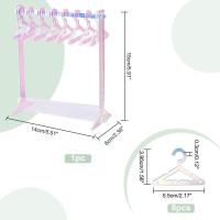 China Acrylic Creative Dazzling Triangle Jewelry Rack Hanger Elegant Accessories Storage Earrings Necklaces Jewelry Storage Rack for sale