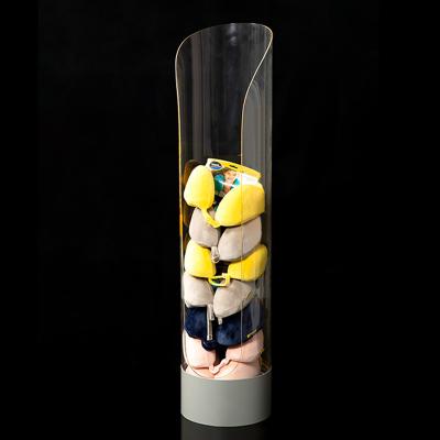 China Commercial Super Supply of Acrylic Display Stand Pillow Display Cabinet Transparent Cylinder U-Shaped Pillow Barrel for Pot Use for sale