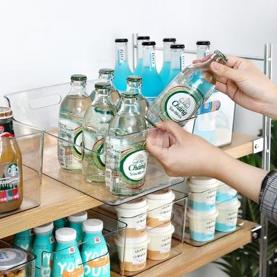 China Transparent Acrylic Desktop Storage Box for Organizing Cosmetics Masks Snacks Household Kitchen Clutter Clothes Organiser for sale