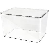 China Transparent Acrylic Desktop Storage Box for Organizing Cosmetics Masks Snacks Household Kitchen Clutter Clothes Organiser for sale