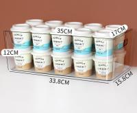 China Transparent Acrylic Desktop Storage Box for Organizing Cosmetics Masks Snacks Household Kitchen Clutter Clothes Organiser for sale