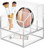 China Custom Acrylic Storage Container Transparent Double Storage Drawer for Cosmetics Jewelry Organize Pack 5kg Magnetic Card Access for sale