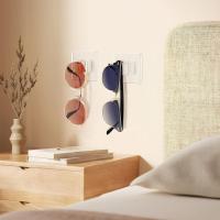 China Transparent Acrylic Sunglasses Rack Single Tier Standing Type for Home Bedroom Office Living Room Use Easy Installation for sale