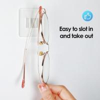 China Transparent Acrylic Sunglasses Rack Single Tier Standing Type for Home Bedroom Office Living Room Use Easy Installation for sale