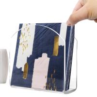 China Custom U-Shaped Transparent Acrylic Napkin Holder for Weddings Parties and Restaurants for Coffee Shops and Kitchen Use for sale