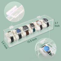 China Custom Acrylic Watch Box Pmma Gift Box Acrylic Jewelry Case Hanging Lid Acrylic Cosmetic Organizer for Jewelry Watch for sale