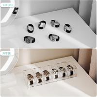 China Custom Acrylic Watch Box Pmma Gift Box Acrylic Jewelry Case Hanging Lid Acrylic Cosmetic Organizer for Jewelry Watch for sale