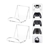 China Multi-Functional Acrylic Headset Ps5 Wall Mountfor Game Console Round Wall Stand with Magnetic Card Use for Home or Office for sale