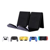 China Multi-Functional Acrylic Headset Ps5 Wall Mountfor Game Console Round Wall Stand with Magnetic Card Use for Home or Office for sale
