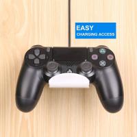 China Multi-Functional Acrylic Headset Ps5 Wall Mountfor Game Console Round Wall Stand with Magnetic Card Use for Home or Office for sale
