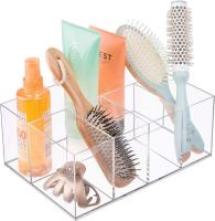 China Modern Transparent Plastic Storage Case with Compartments for Beauty Products Toiletries and Personal Items for sale