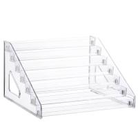 China Hot Selling Multi-layer High-quality Durable Transparent Acrylic Nail Polish Display Rack Essential Oil Bracket Storage Box for sale
