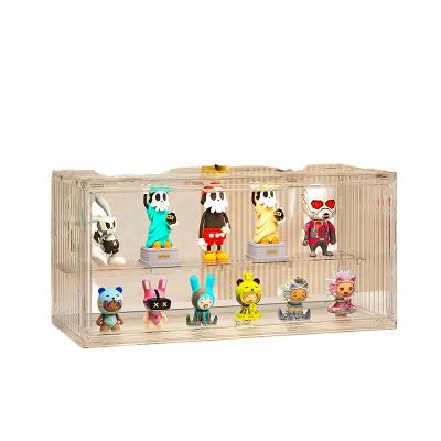 China Modern Clear Acrylic Like Toy Display Box  Multi-Layer Organizer for Figurines Collectibles Dust-Proof for sale