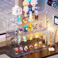 China Modern Clear Acrylic Like Toy Display Box  Multi-Layer Organizer for Figurines Collectibles Dust-Proof for sale