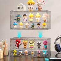 China Modern Clear Acrylic Like Toy Display Box  Multi-Layer Organizer for Figurines Collectibles Dust-Proof for sale