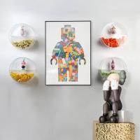 China Acrylic Display Box for Lego Building Blocks Transparent Standing Type Porch Hanging Wall Display Stand Hand Display Features for sale