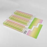 China Acrylic Step Display Stand 3 Tier Ladder Shelf for Supermarket Store Counter Showcase Trapezoid Rack for sale