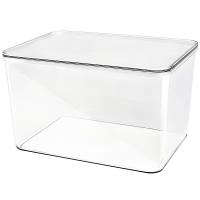 China Premium Clear Acrylic Desktop Organizer Box for Cosmetic Mask Snack Kitchen Household Clutter Storage for sale