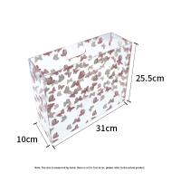 China Factory Direct Sales Fashion Pink butterfly Highly Transparent Acrylic Portable Storage Box for Household Item Organization for sale