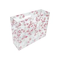 China Factory Direct Sales Fashion Pink butterfly Highly Transparent Acrylic Portable Storage Box for Household Item Organization for sale